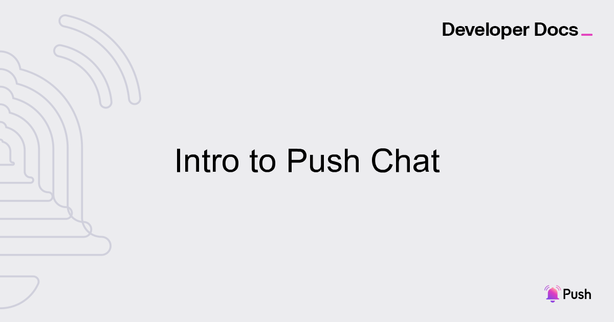 Introduction | Push Chat | Push Documentation