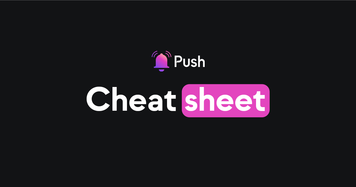 Cheat Sheet Push The Communication Protocol Of Web3